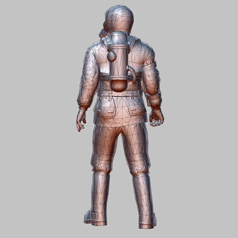 3d exterminator character model