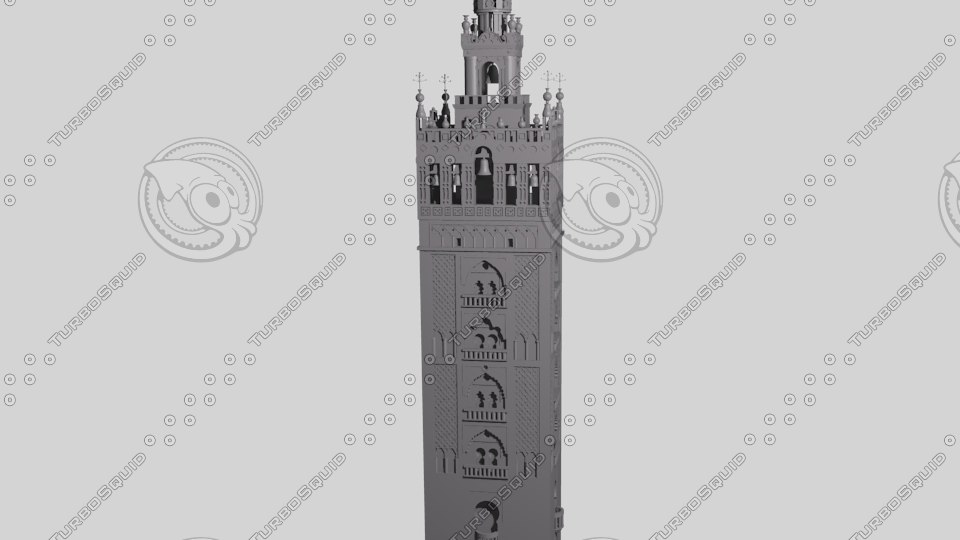 3d model seville cathedral