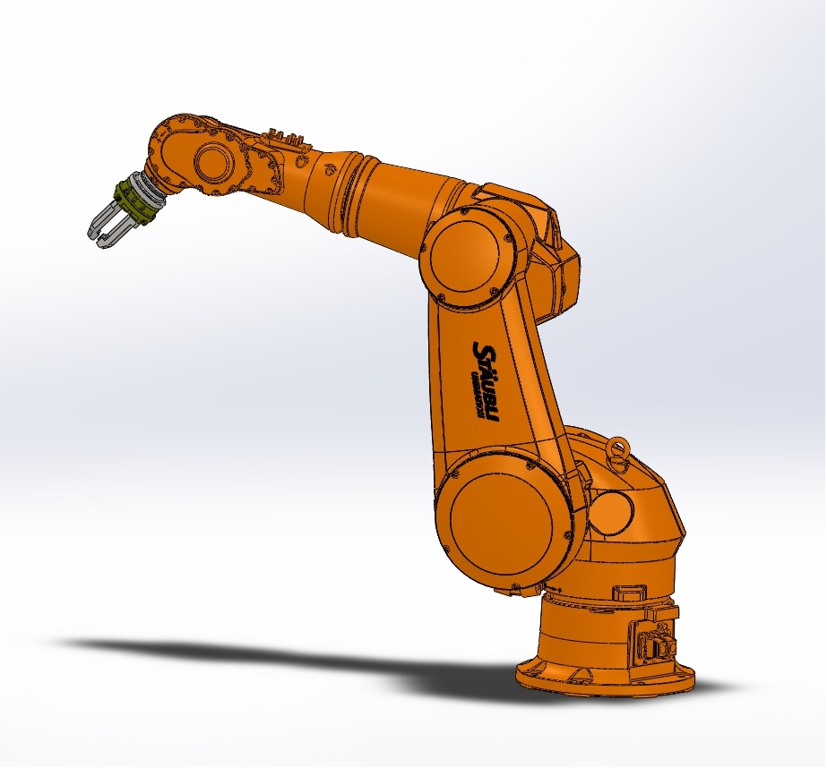 industrial robot arm 3d max