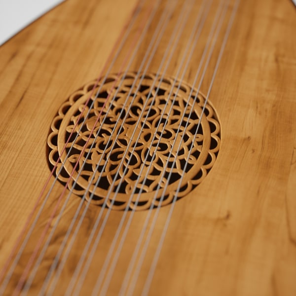 3d renaissance lute