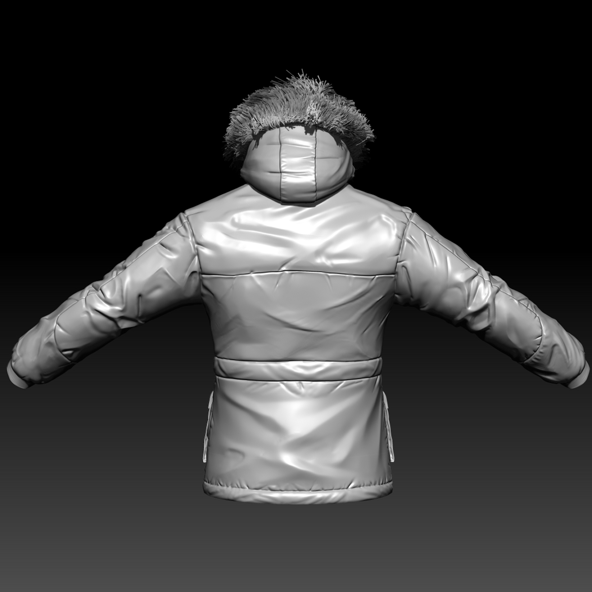 jacket zbrush 3d 3ds
