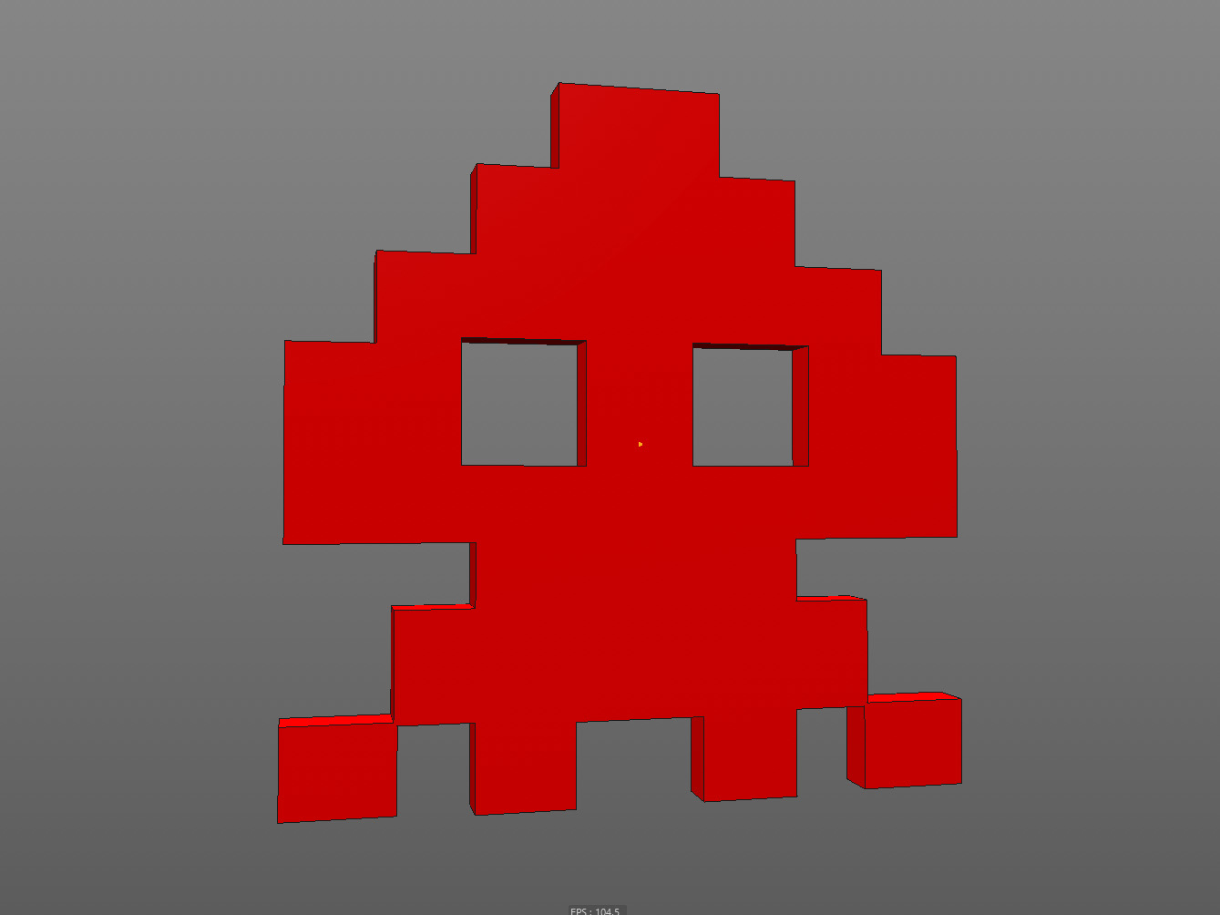space invaders 3d c4d