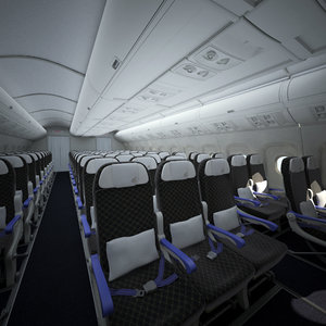 Airplane Interior 3D Models for Download | TurboSquid