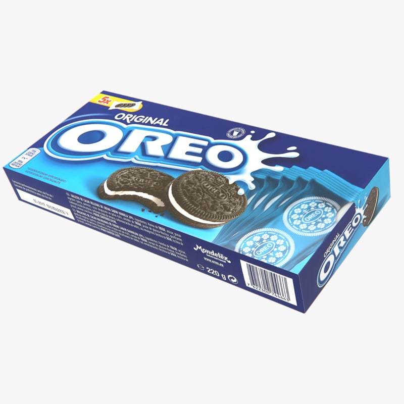 oreo box 3d model