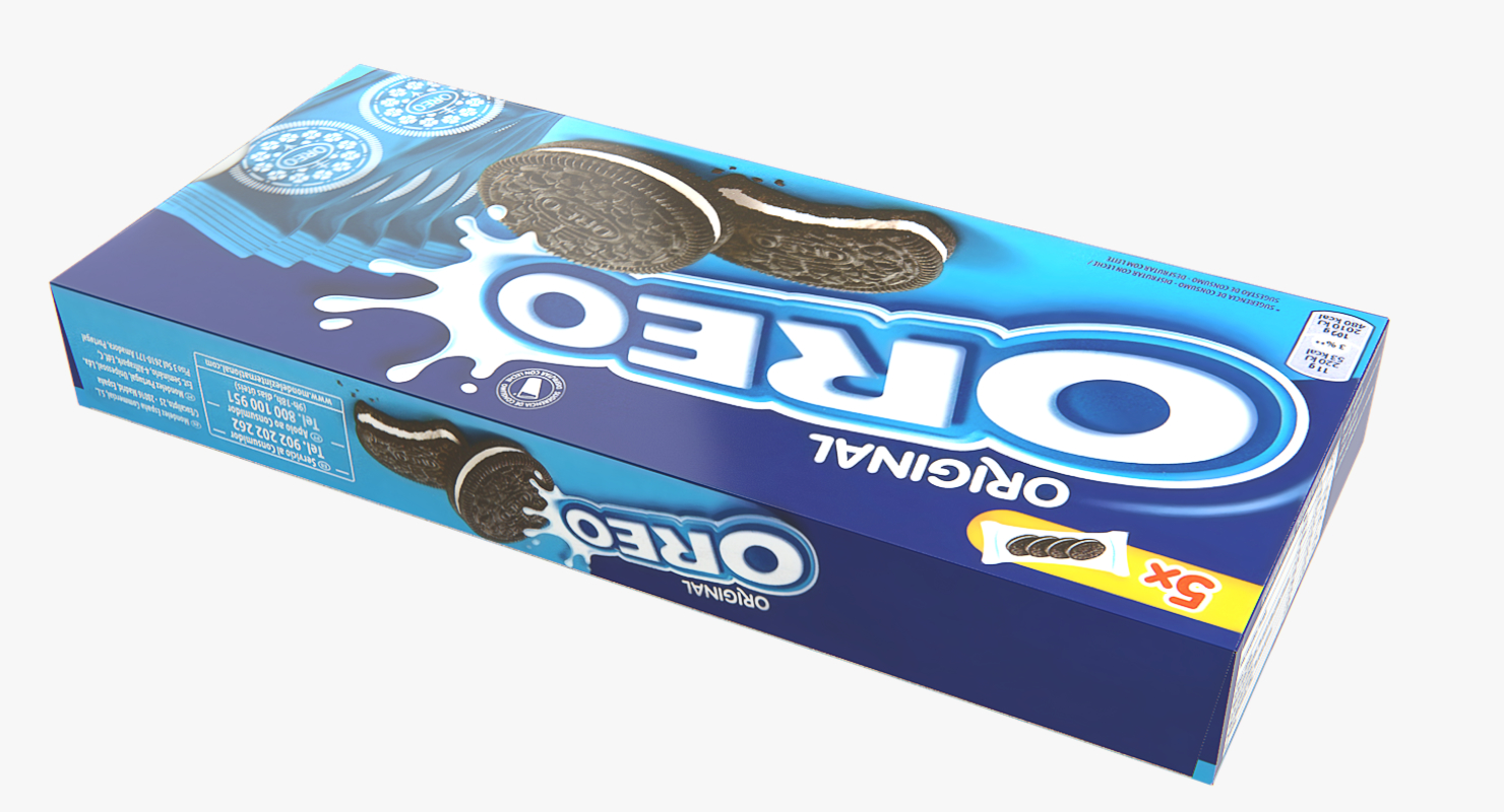 oreo box 3d model