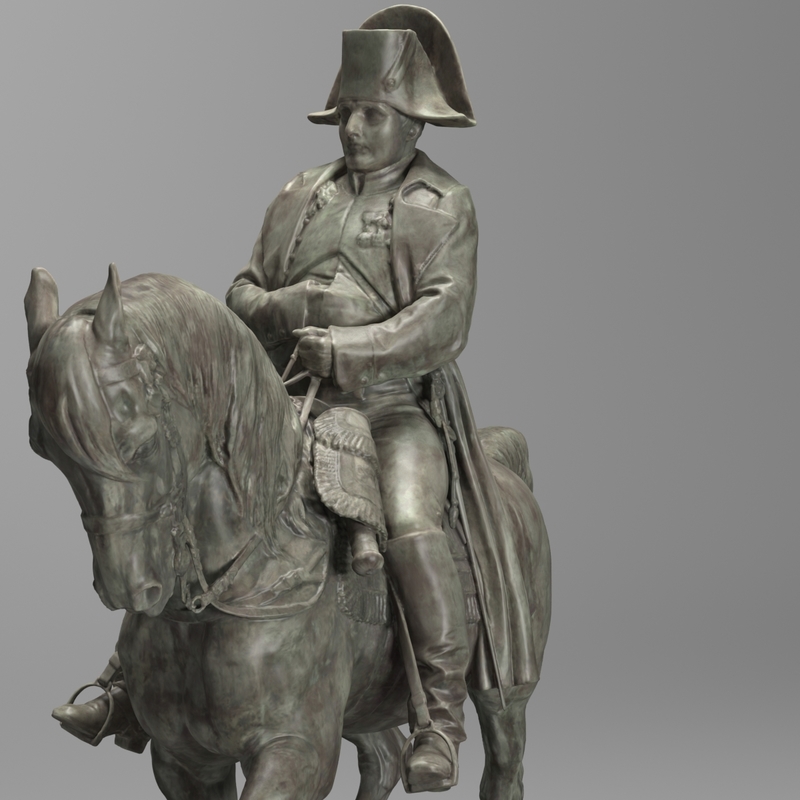 3d statue napoleon
