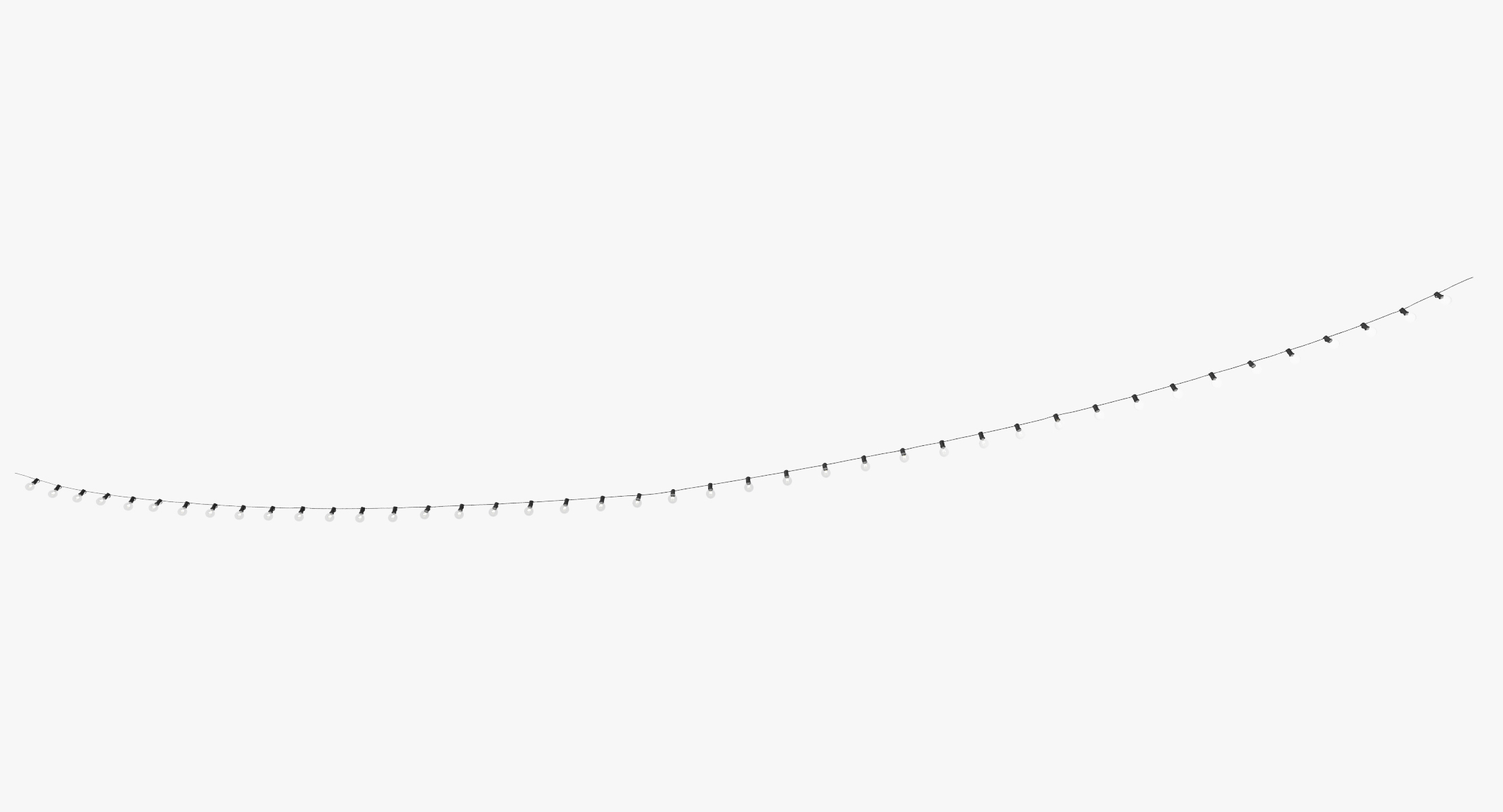 3d model of string lights 03