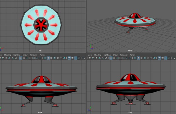 modelo 3d OVNI simple - TurboSquid 1074358