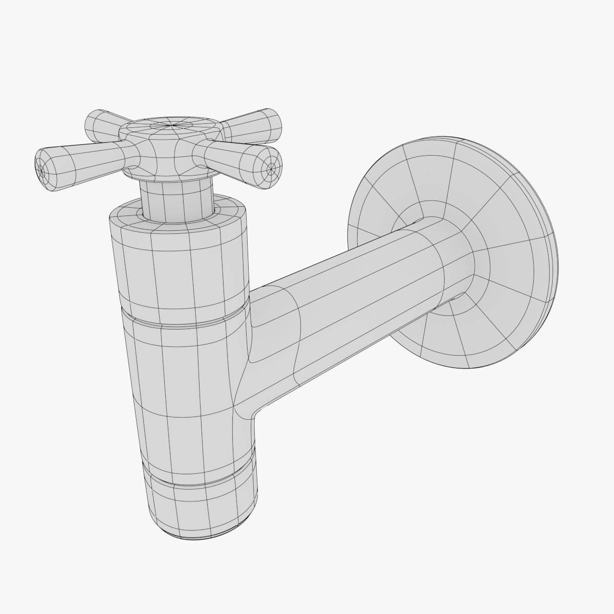 3d water tap model