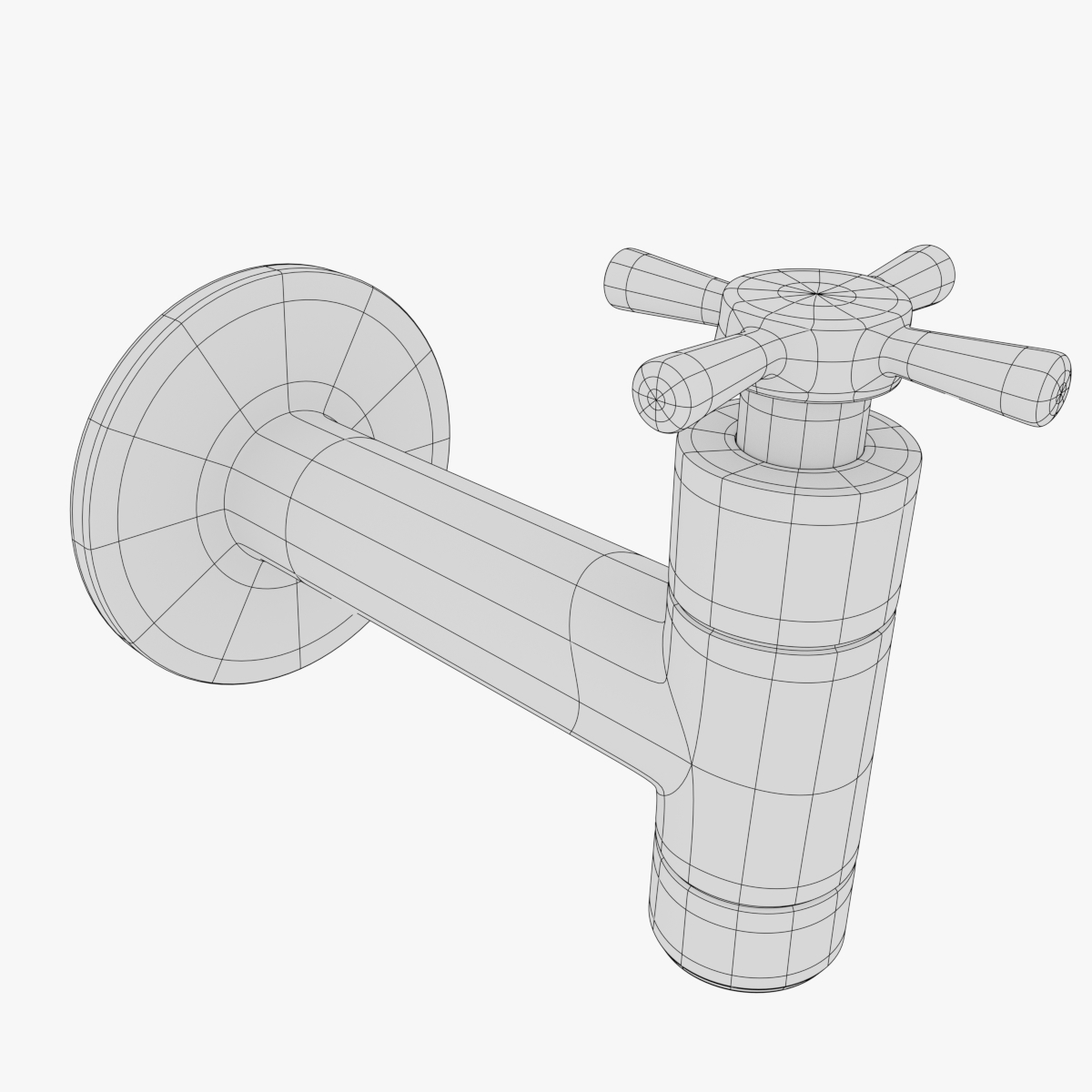 3d water tap model