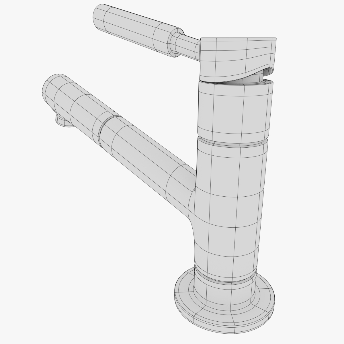 water tap 3 3d obj