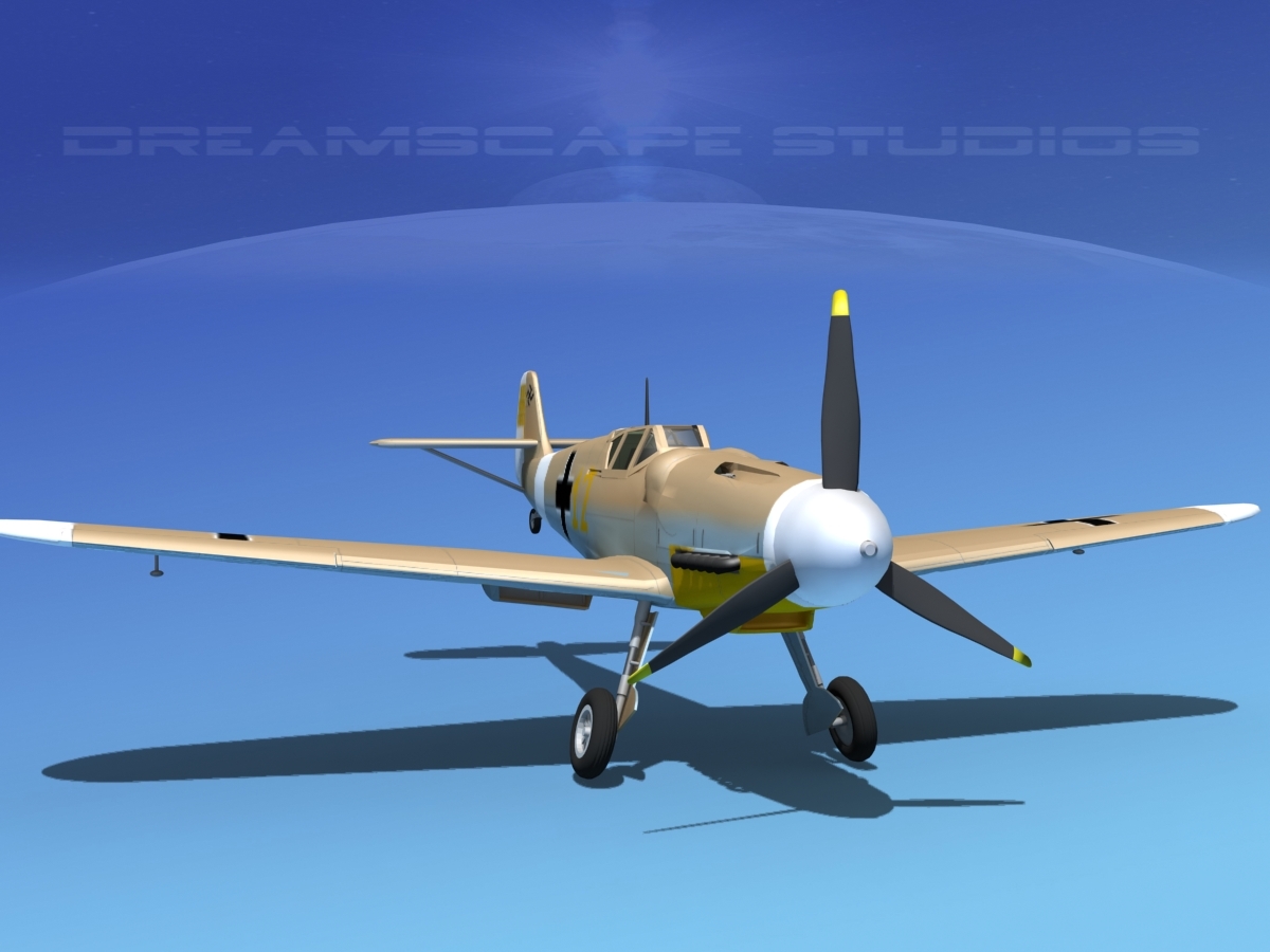 messerschmitt bf-109 3d model