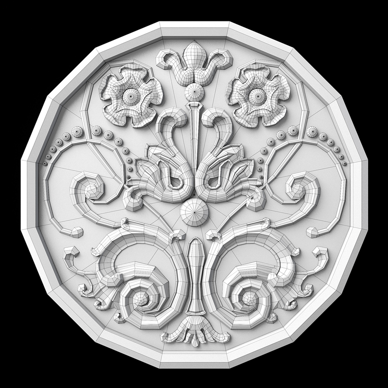 free medal medallion 3d model