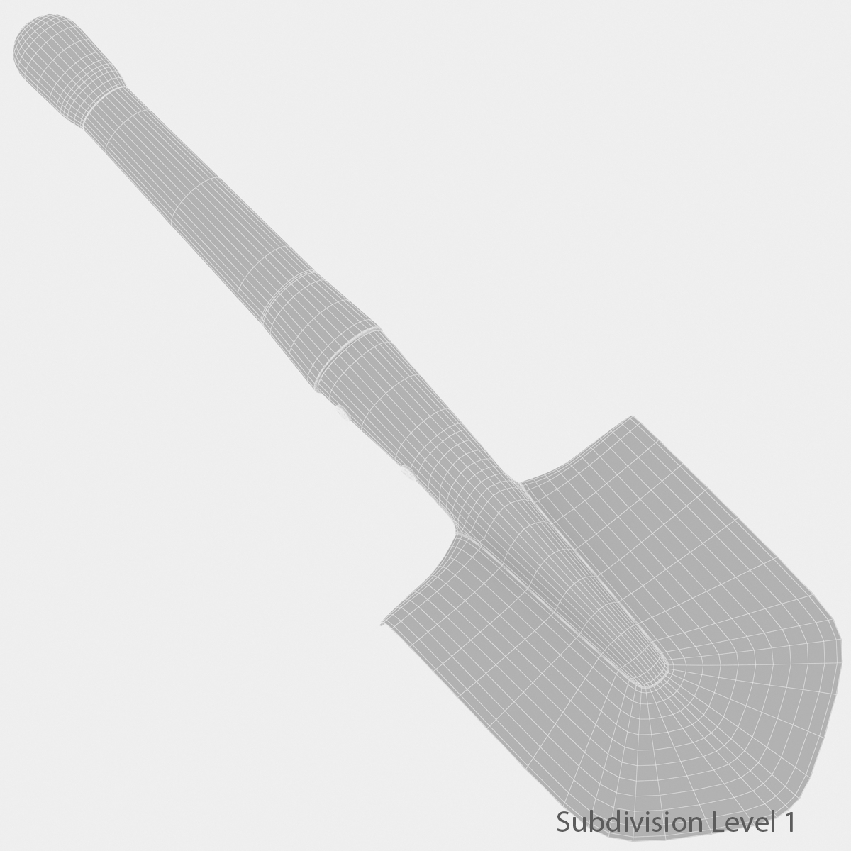 shovel 3d model