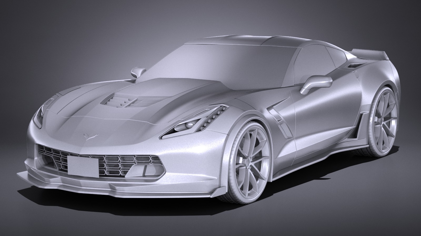 chevrolet corvette grand 3d model