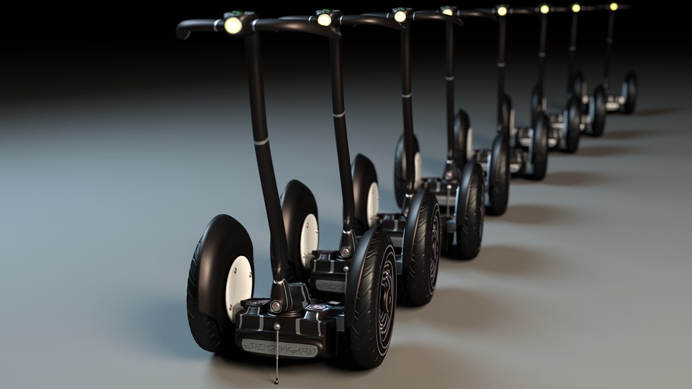new design segway 3d model