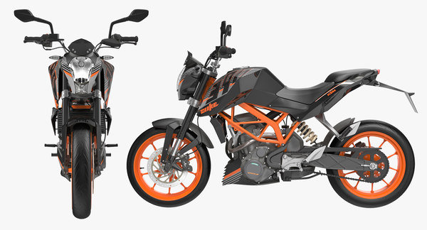 Motocicleta KTM Duke 390 2016 Modelo 3D - TurboSquid 1075010