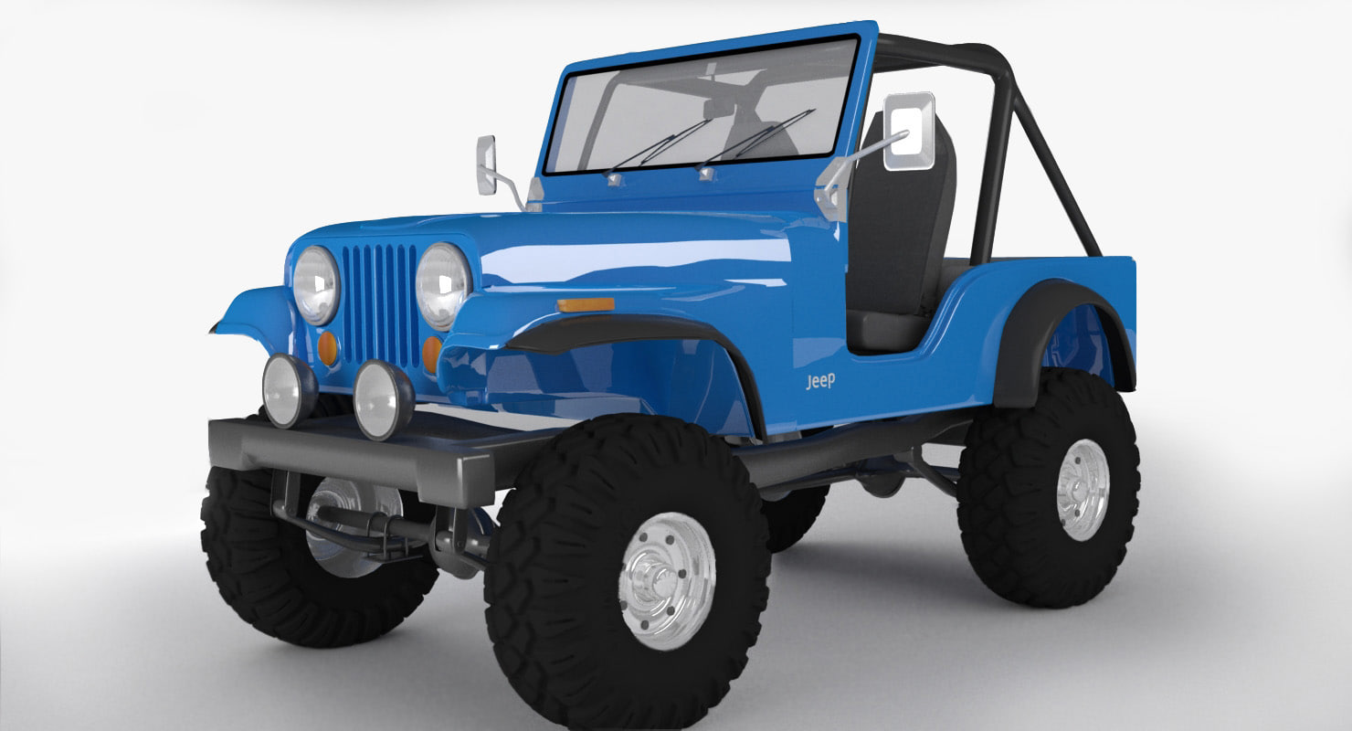 jeep 3d max