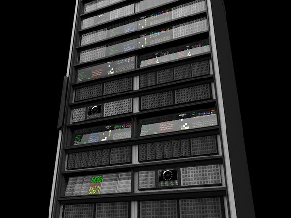 3d server unit model
