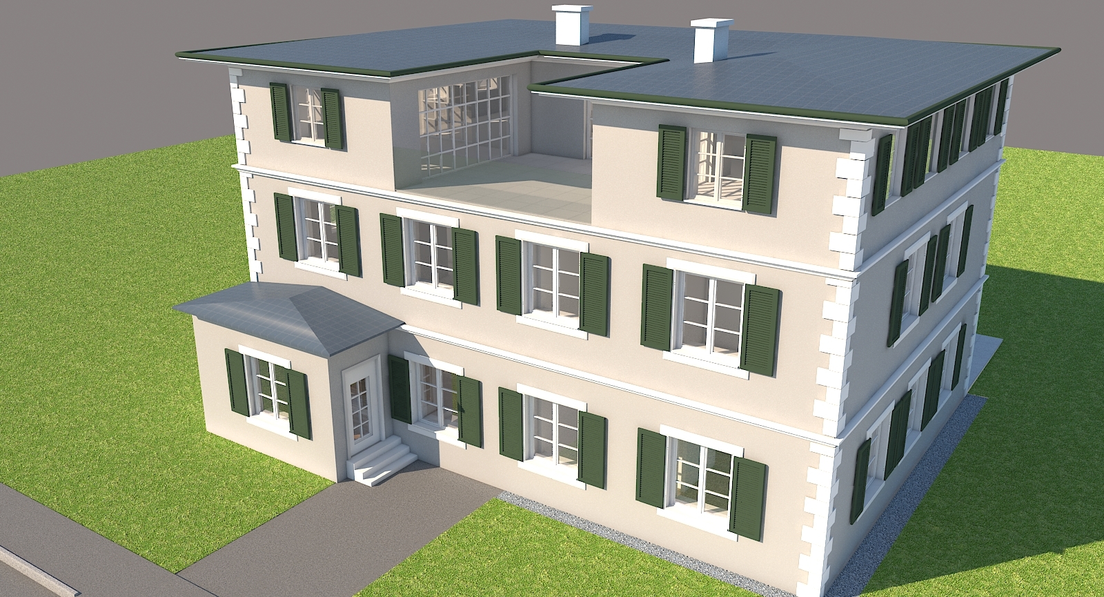 building house home 3d obj