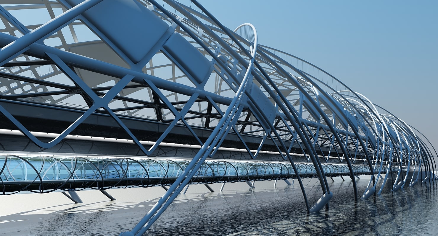 futuristic bridge 2 max