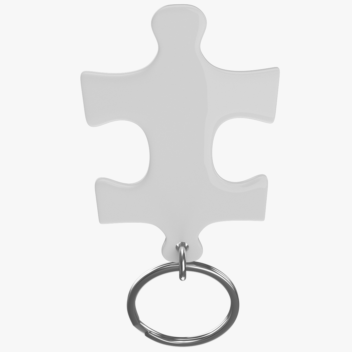 keyring ring keys 3d obj