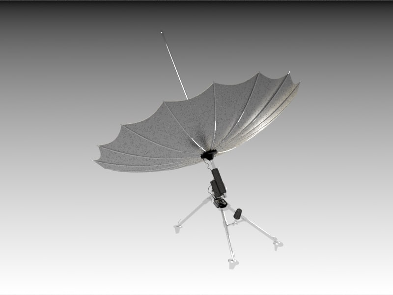 3d model of antenna