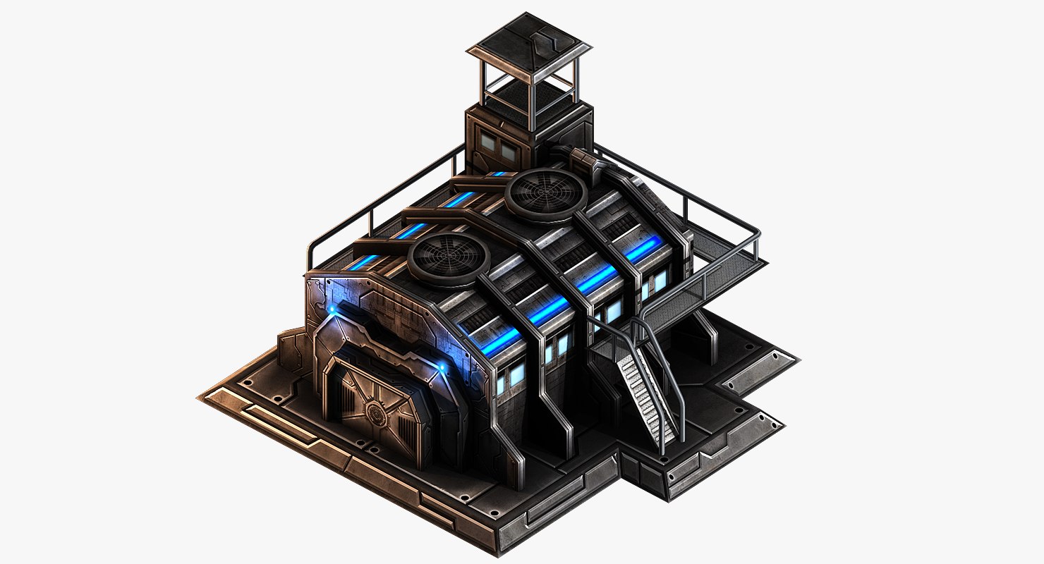 3d ready barracks model