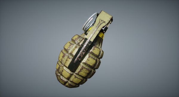 ready grenade hand