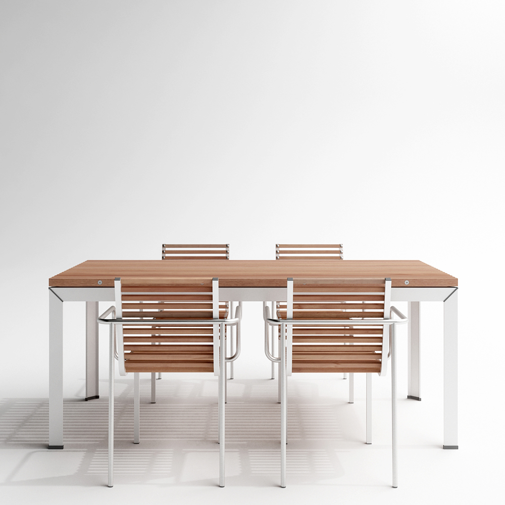 extremis extempore garden table 3d model