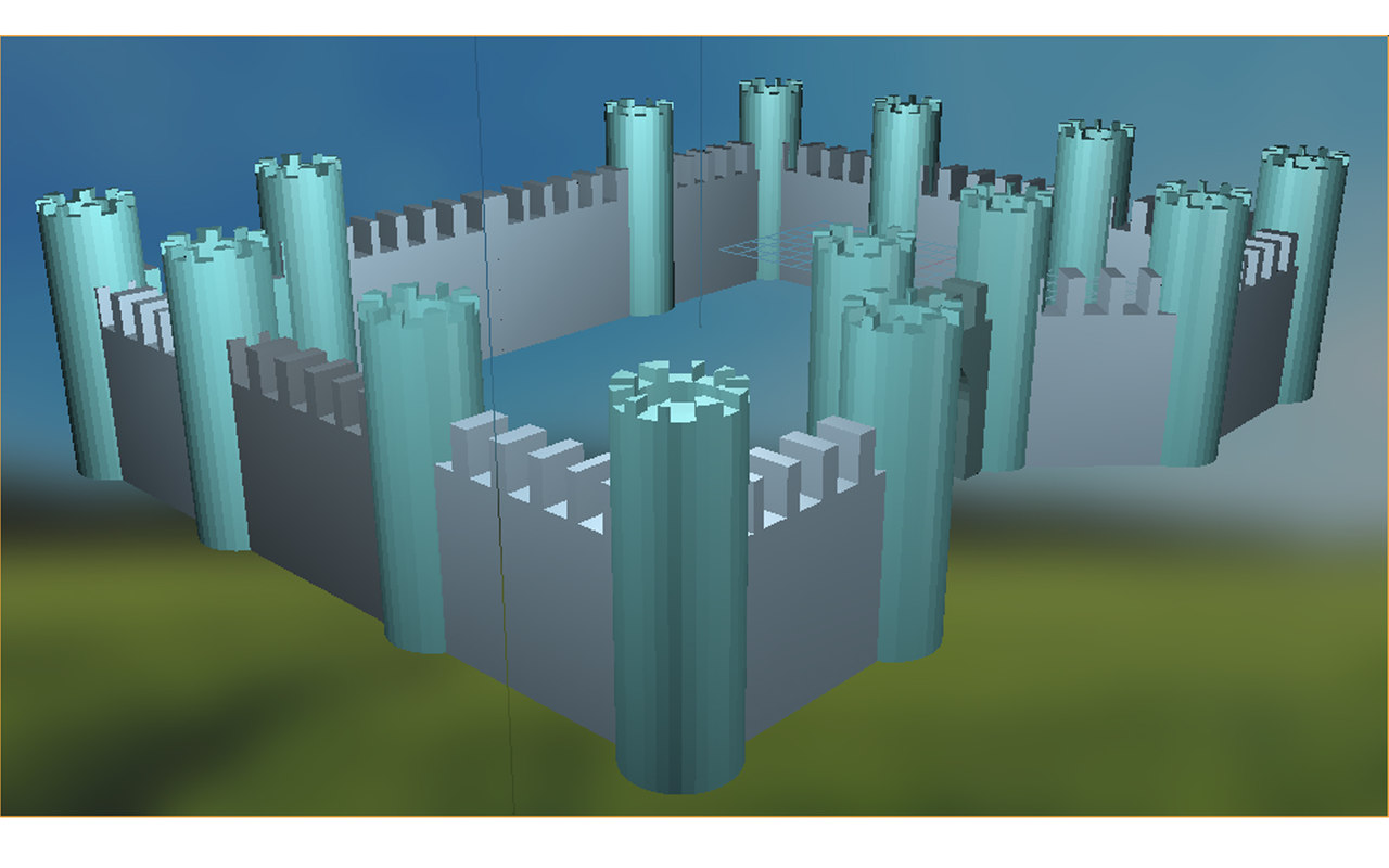 3d model fortress