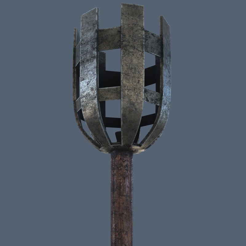 torch 3d model