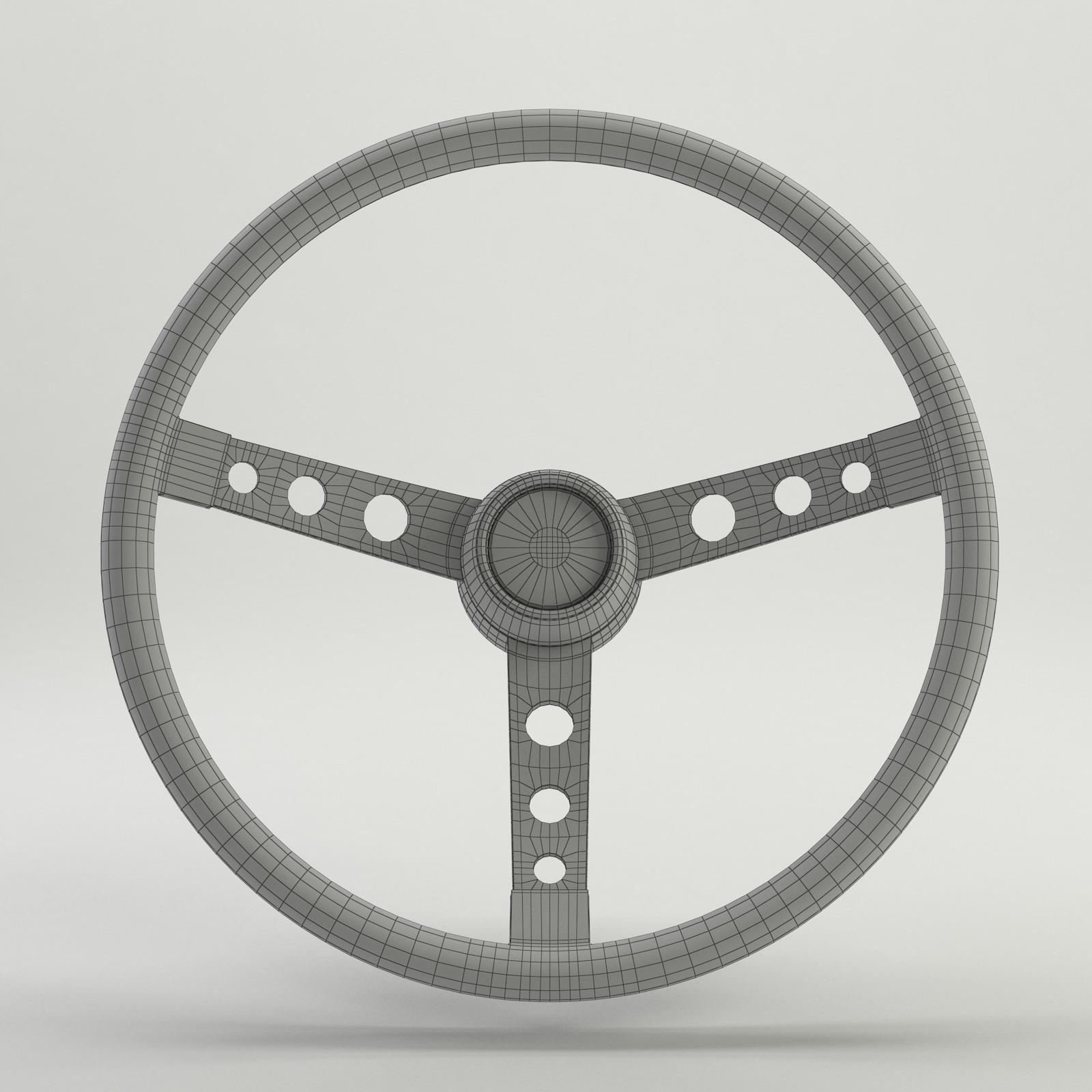 steering wheel car materials 3d model