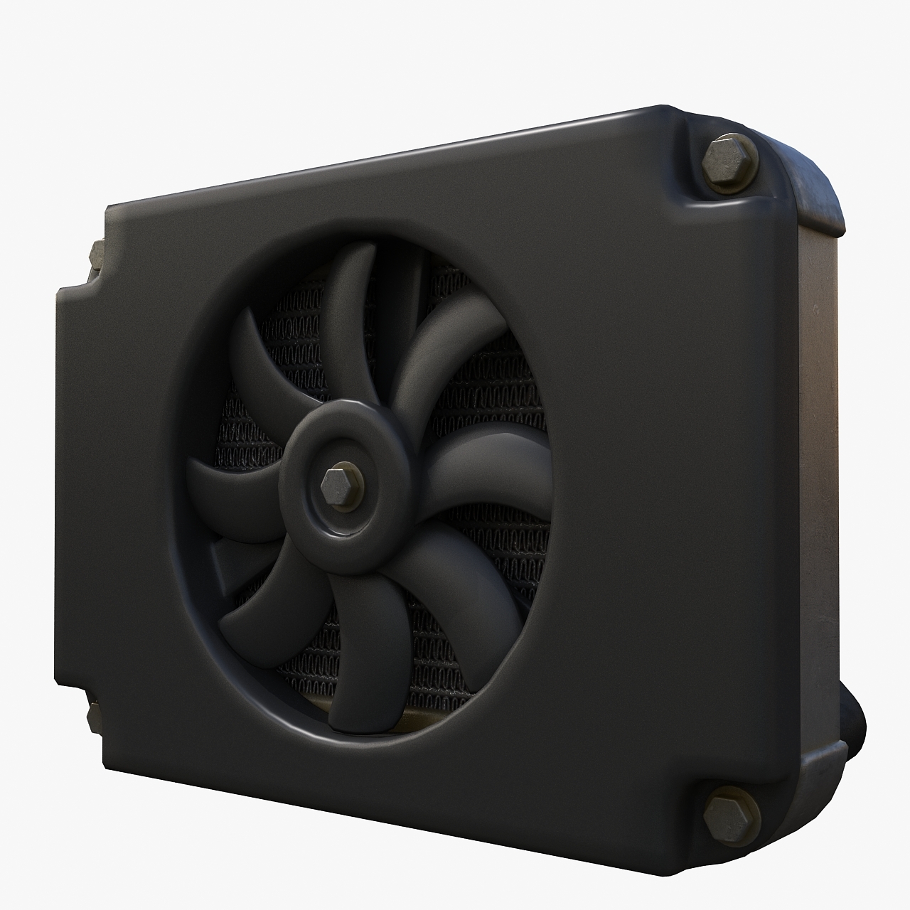 3d model car radiator