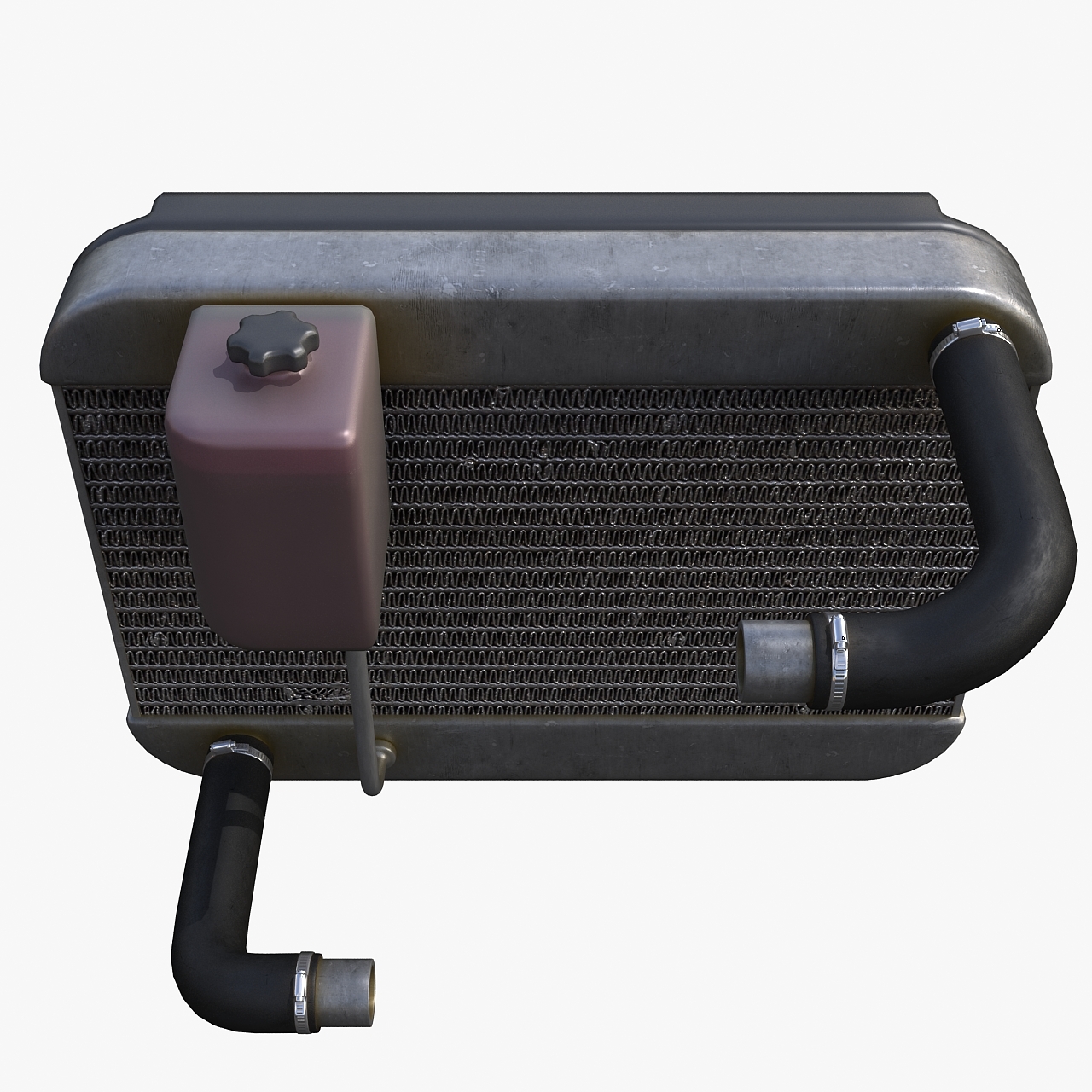 3d model car radiator