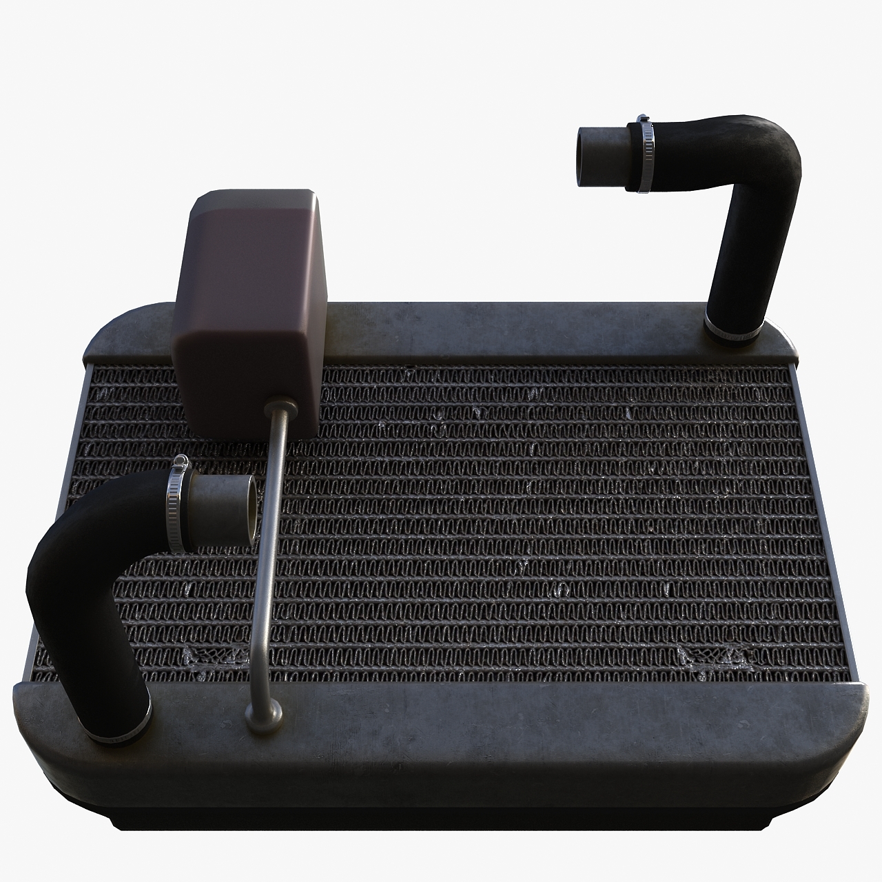3d model car radiator