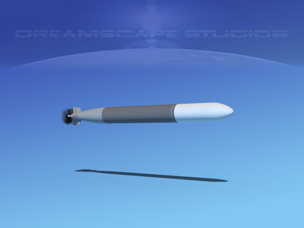 3d model of mark 14 torpedo