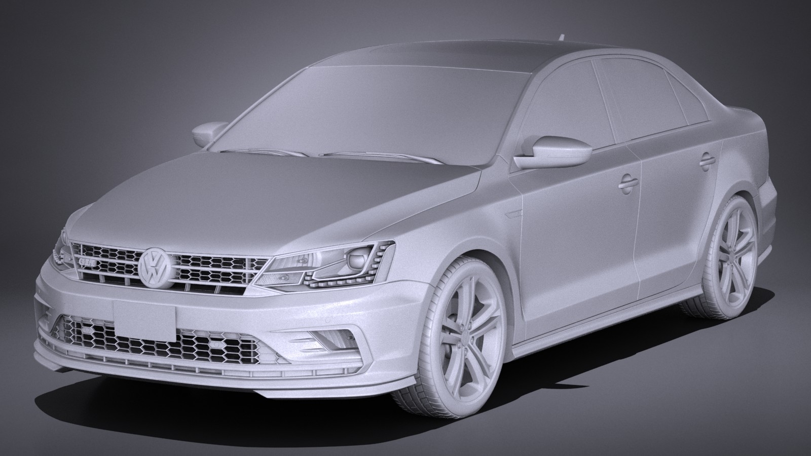 volkswagen jetta gli 3d model