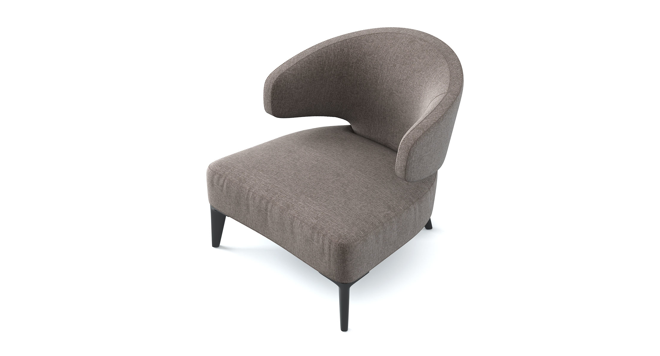 minotti aston armchair 3d model