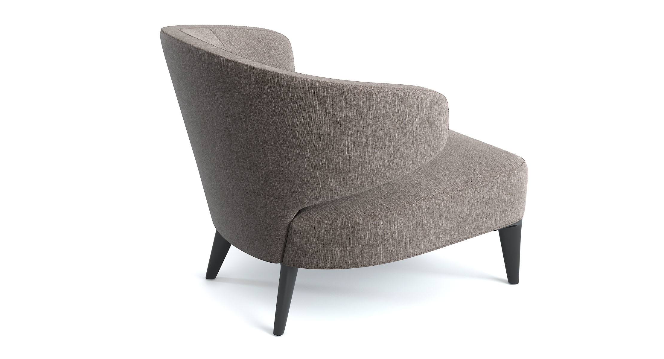 minotti aston armchair 3d model