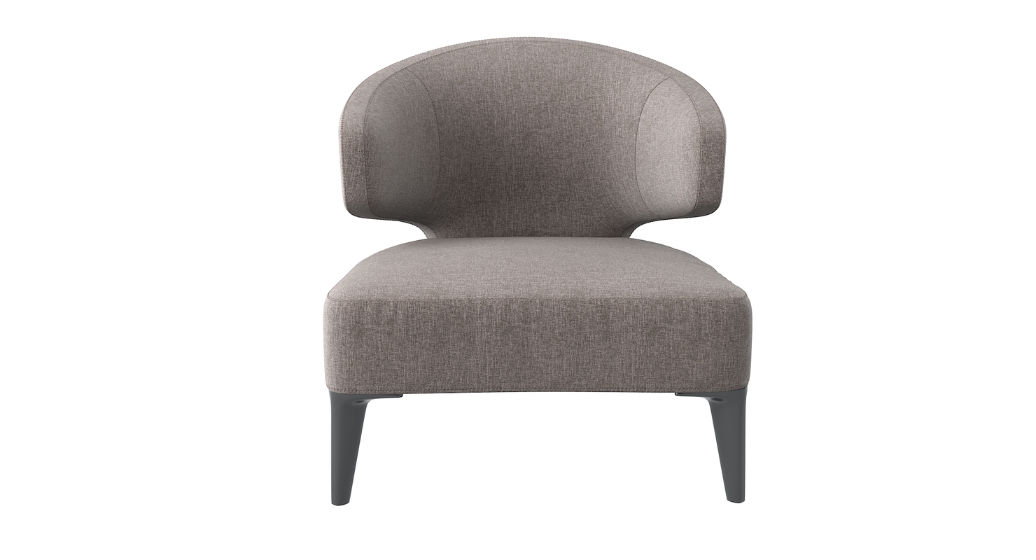 minotti aston armchair 3d model