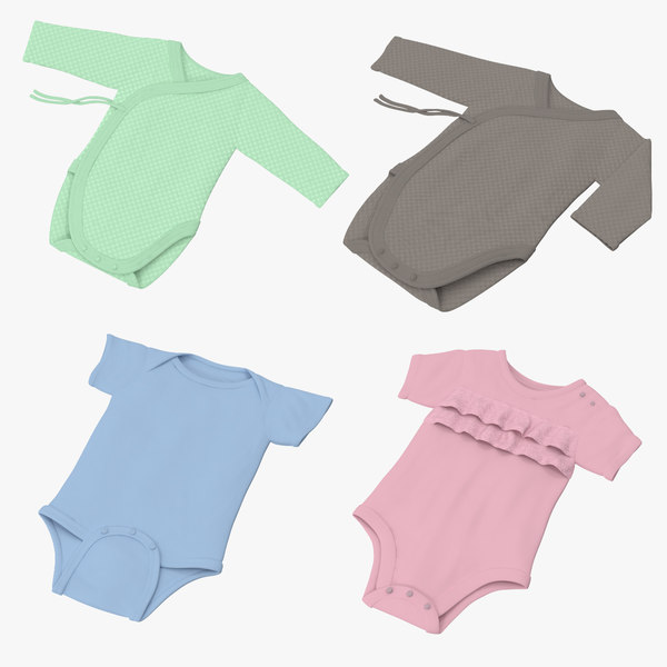 Baby Clothes 3D Models for Download | TurboSquid