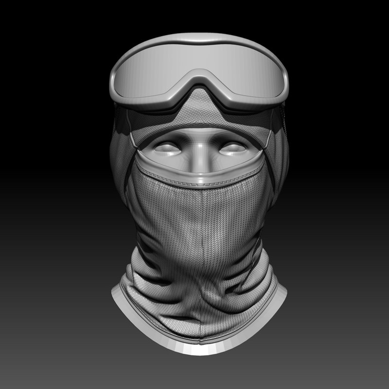 male hood hd 3d model