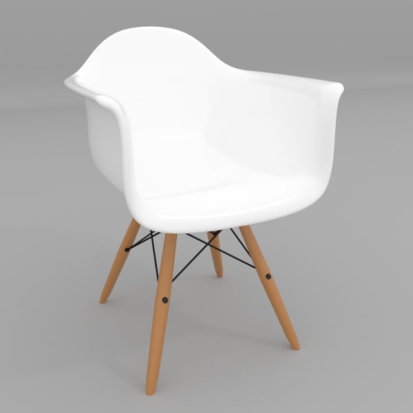 modelo 3d Silla EAMES DAW - TurboSquid 1077088
