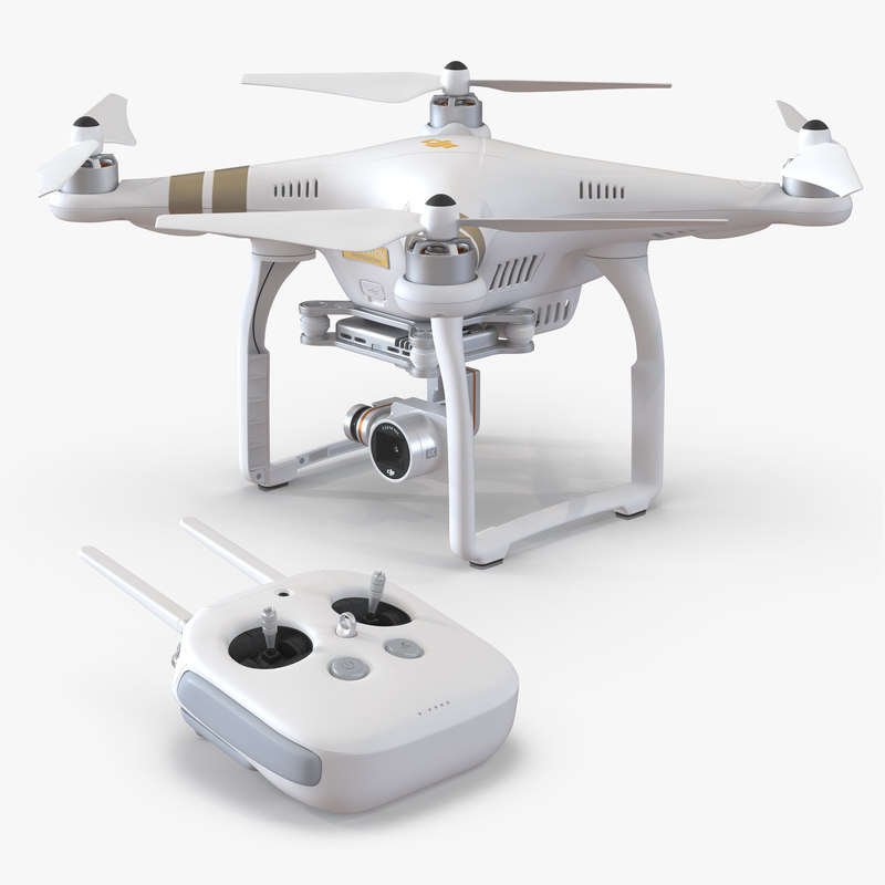 3d model dji phantom 3 professional