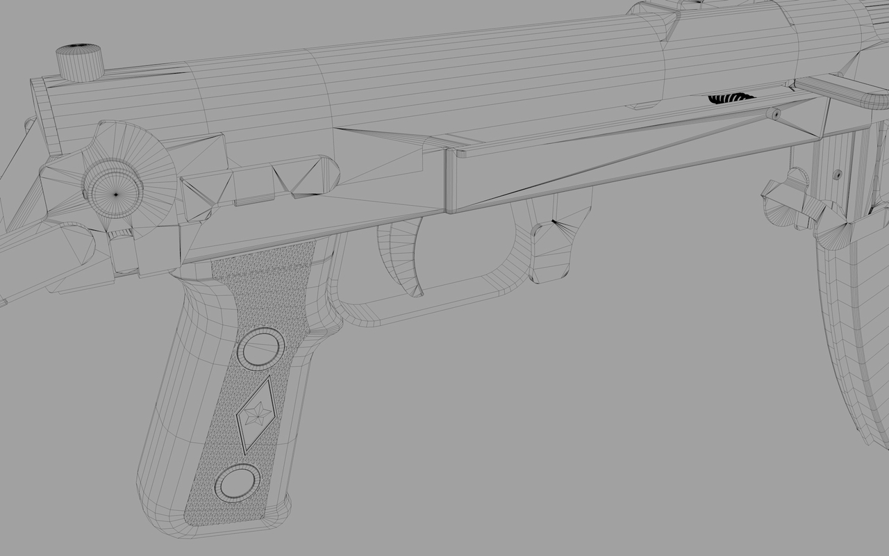 3d model pps-43 rifle