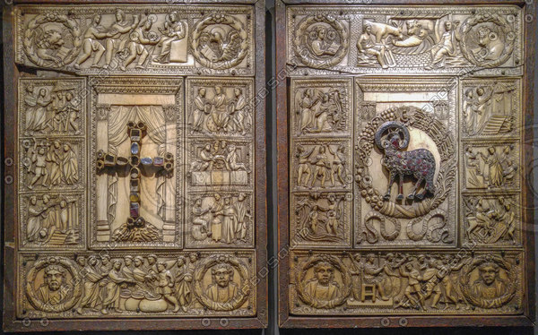 Texture JPEG ivory cover book