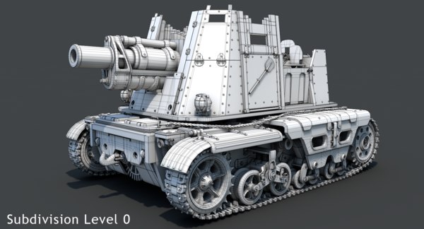 tank post apocalyptic 3d model