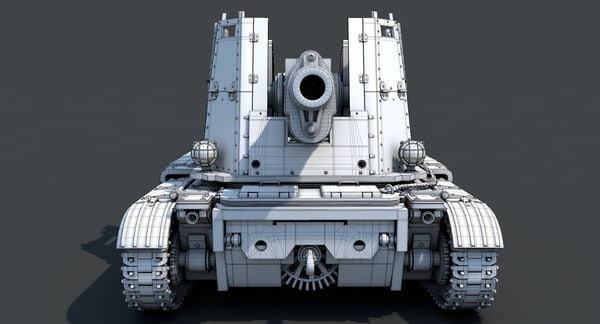 tank post apocalyptic 3d model