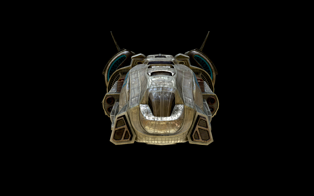 3d spaceship space model